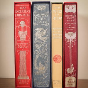 Fairy Tales Books by the Folio Society 2002, by Aesop, Perrault, Grimm ...