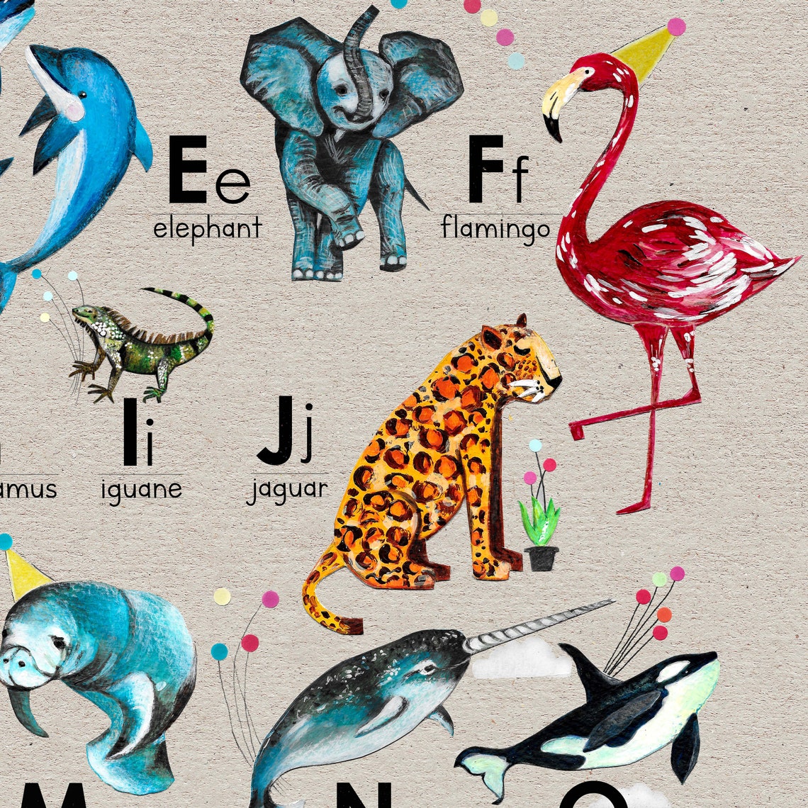 ABC Animals, Animal Alphabet, Now in DIGITAL Version - Etsy