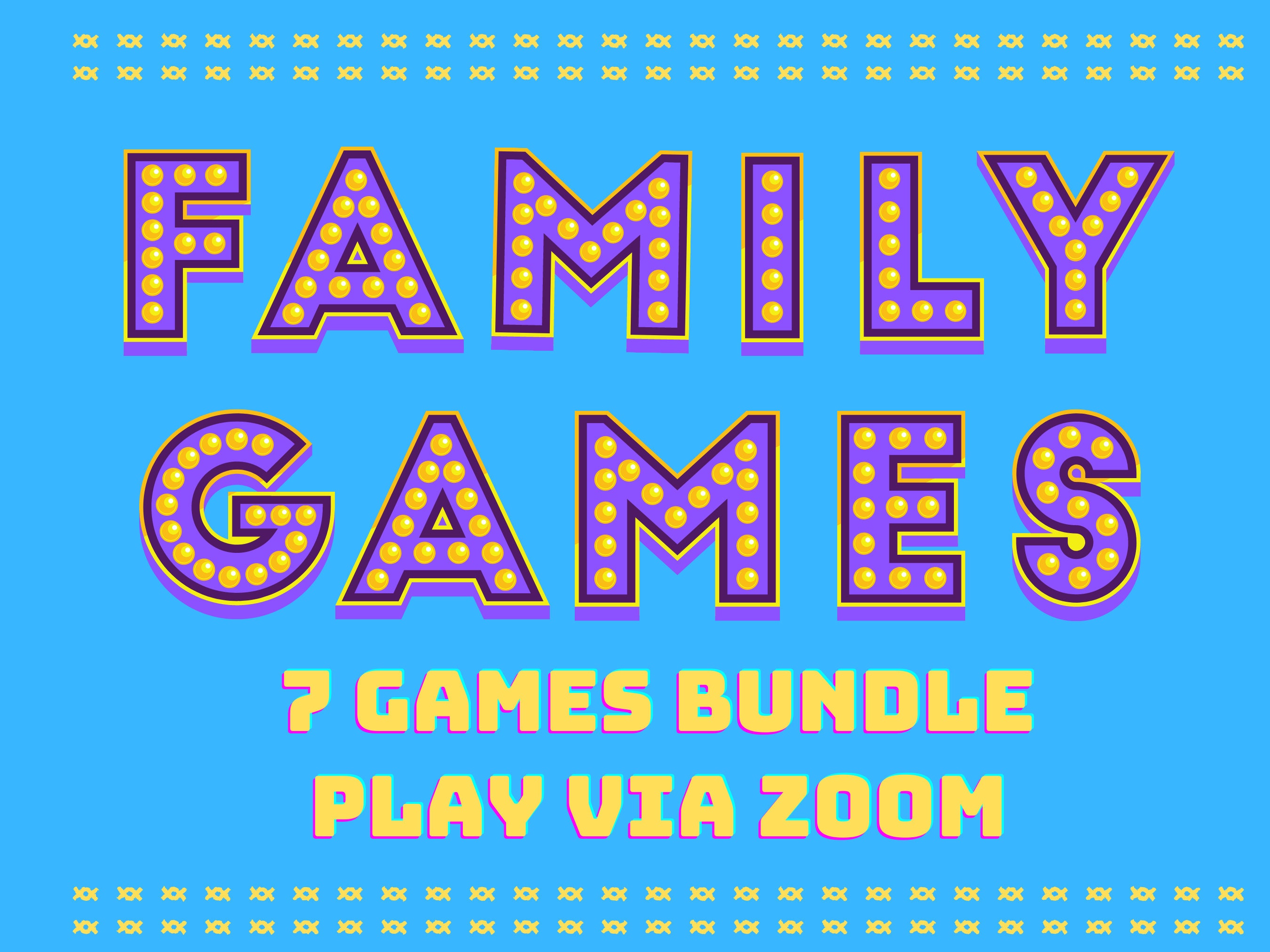 FAMILY GAMES Family Party Games Play Via ZOOM Instant Download Virtual family-games-family-party-games-play-via-zoom-instant-download-virtual