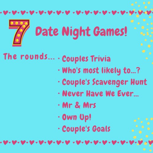 FULLY EDITABLE Couples Games Bundle Date Night Games | Etsy
