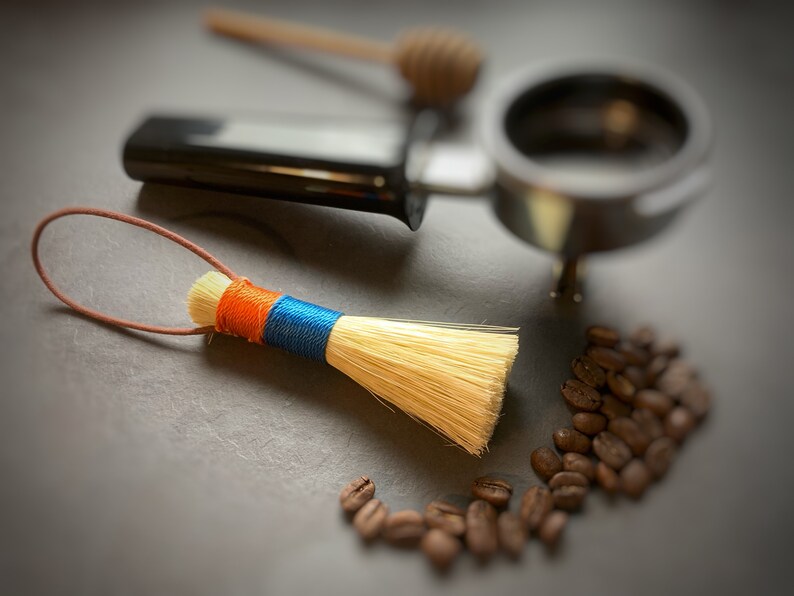 Barista Espresso Coffee Grinds Brush.a Cute Handmade Wood Turned Handle ...