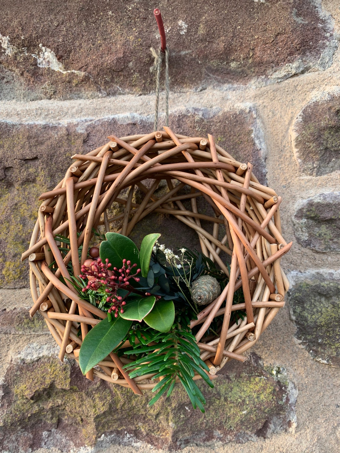Willow Craft Kit. to Make a Wall Planter Fatball Feeder Bird Nest. 100% ...
