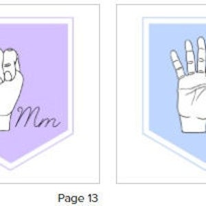 American Sign Language ASL Banner Sign Bunting Welcome Alphabet Pastel ...