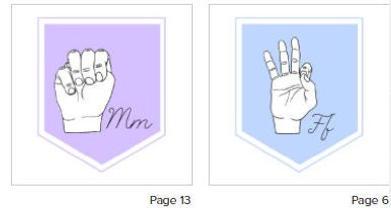 American Sign Language ASL Banner Sign Bunting Welcome Alphabet Pastel ...