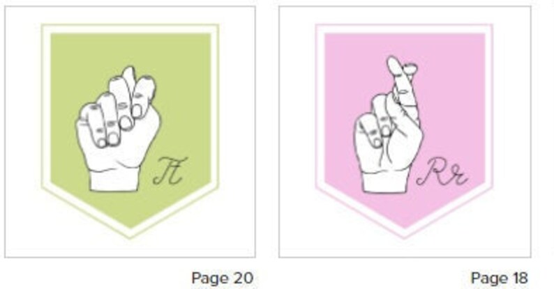 American Sign Language ASL Banner Sign Bunting Welcome | Etsy