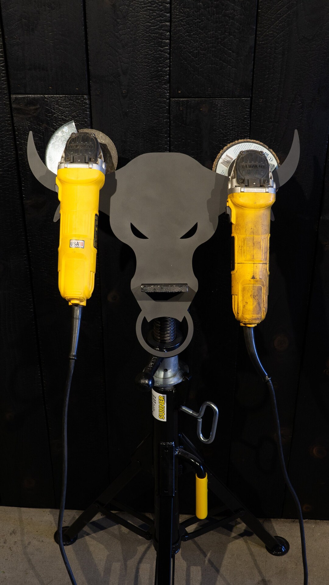 Angle Grinder Holder With Two Position Jack Stand Mount for Rig Welder ...