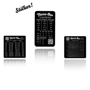 Sticker Pack for Electricians Conduit Fill and Copper Degree - Etsy