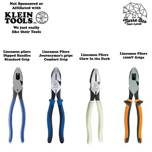 Customized Klein Linesmen Pliers and Ironworker Pliers - Etsy