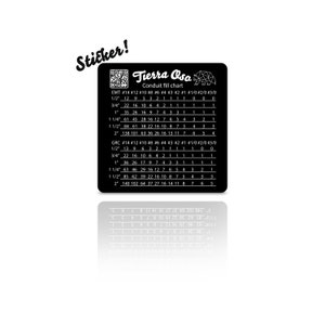 Sticker Pack for Electricians Conduit Fill and Copper Degree Charts - Etsy