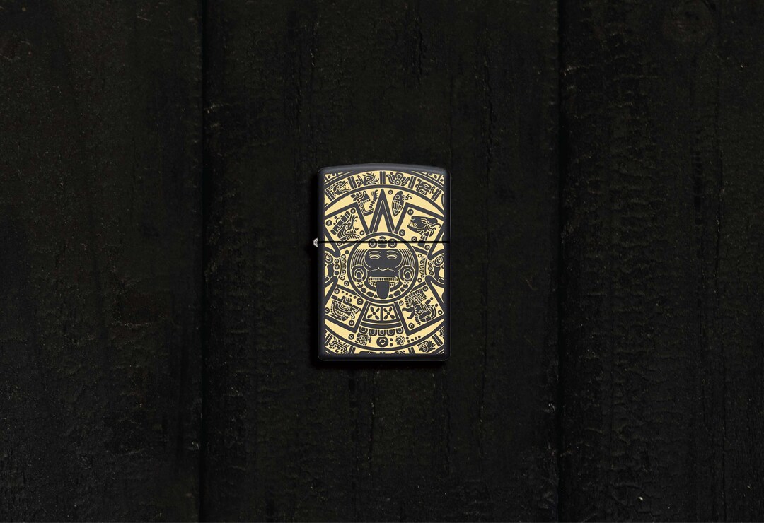 Aztec Calendar Zippo Engraved Lighter - Etsy