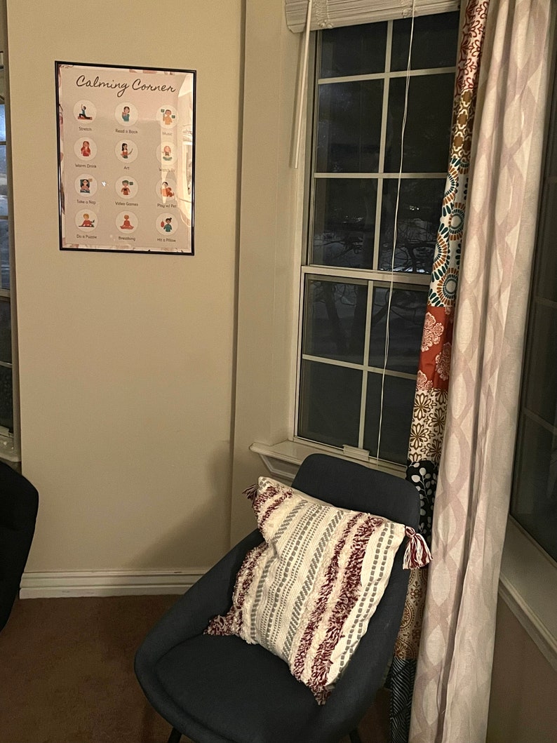 Calming Corner Poster - Etsy