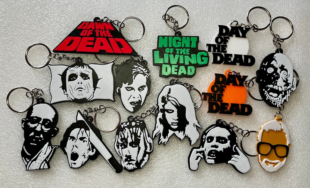 Keyrings of the Dead - Zombie Silhouette Keychains - Etsy