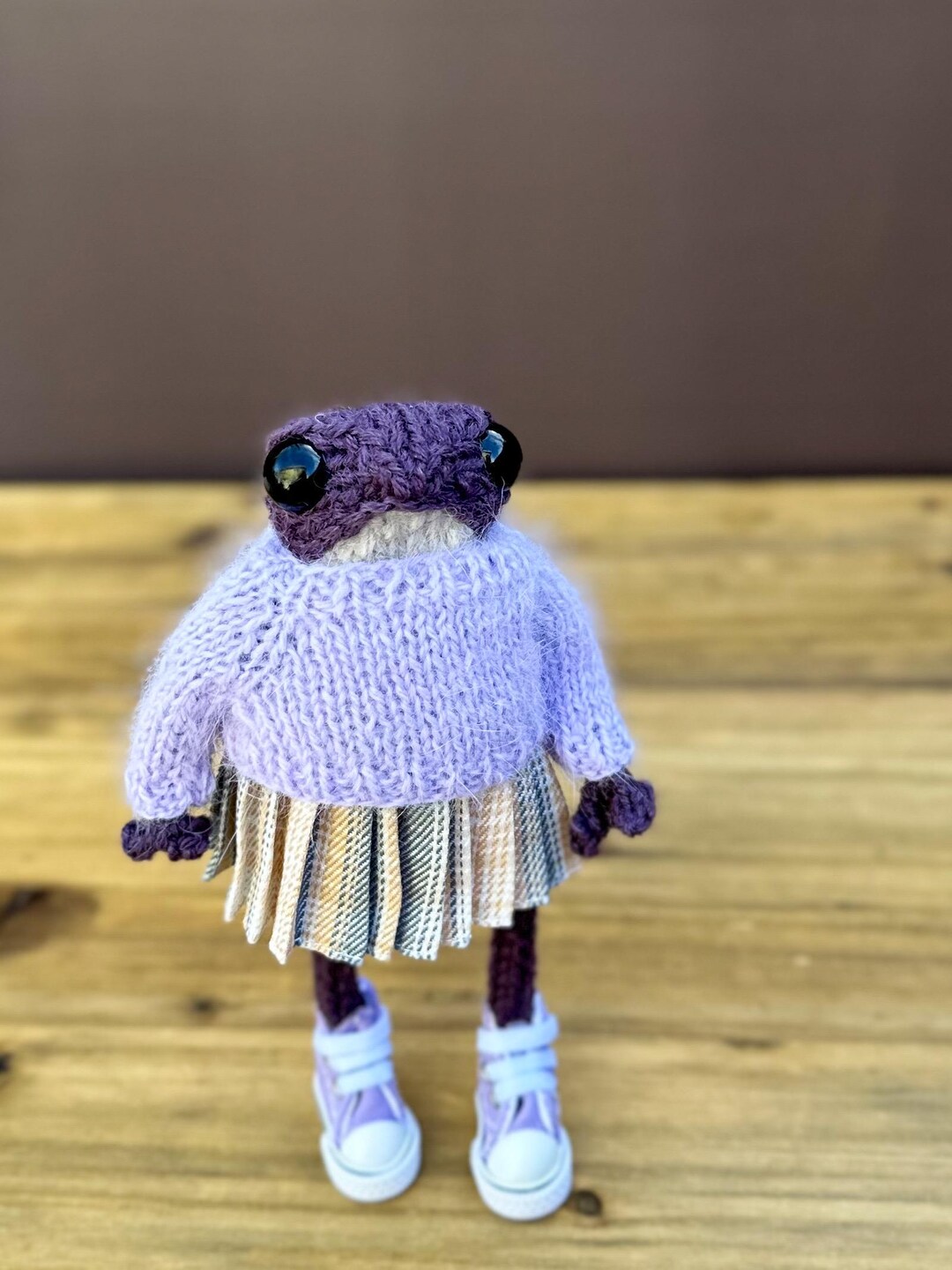 Knitted Frog With Clothing and Accessories. - Etsy