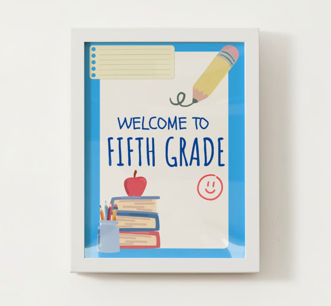 Classroom "welcome to Fifth Grade" Welcome Handout; Classroom Decor ...