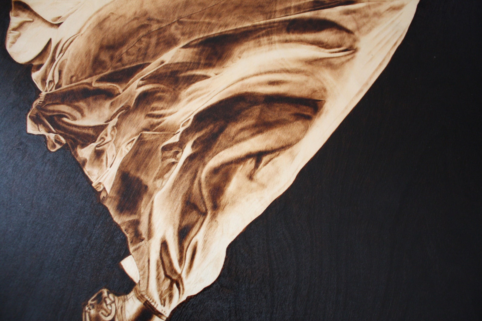 Ballerina Pyrography Art Statement Wall Hanging on Wood - Etsy