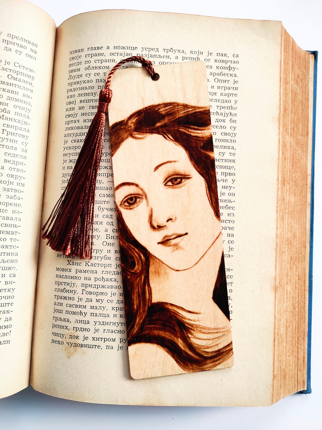 Venus Wooden Bookmark, Botticelli Birth of Venus, Aesthetic ...