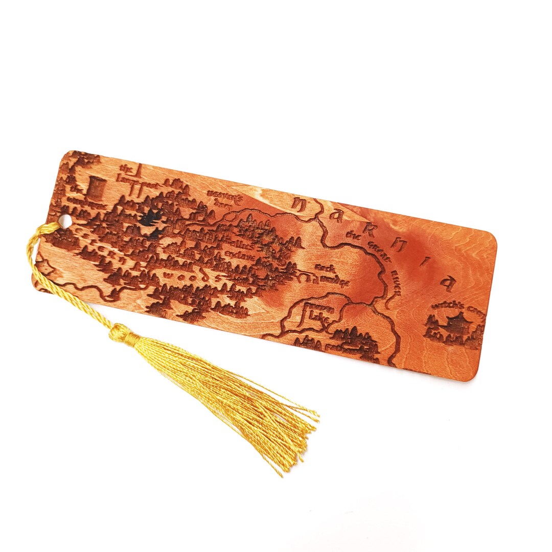 Narnia Wooden Bookmark, Map of Narnia Custom Gift, the Lion, the Witch ...