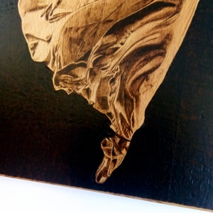 Pyrography Ballerina Painting Ballet Dancer Woodburning Art Dancing ...