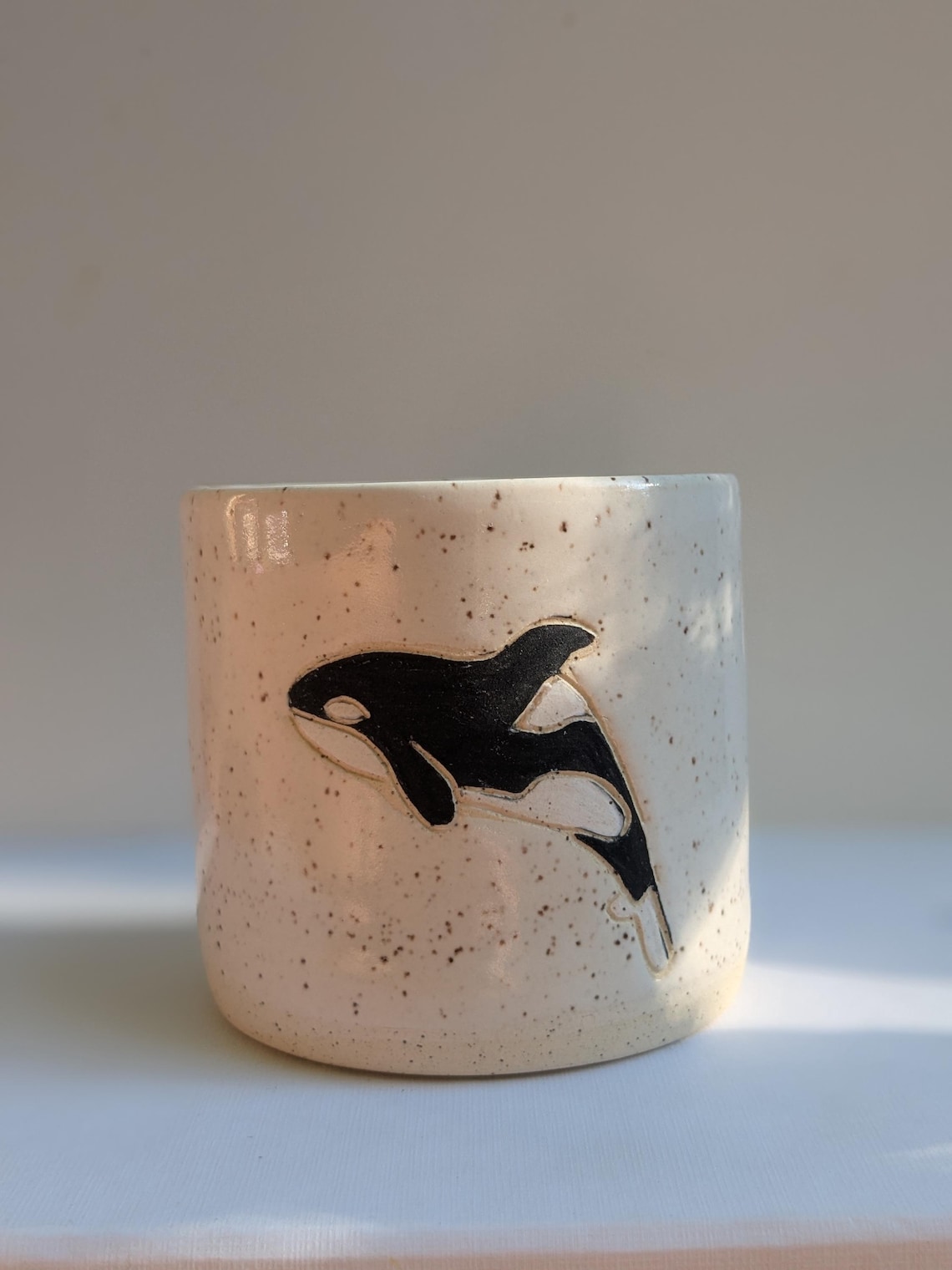 Ceramic Orca Cup - Cortado Size - Etsy