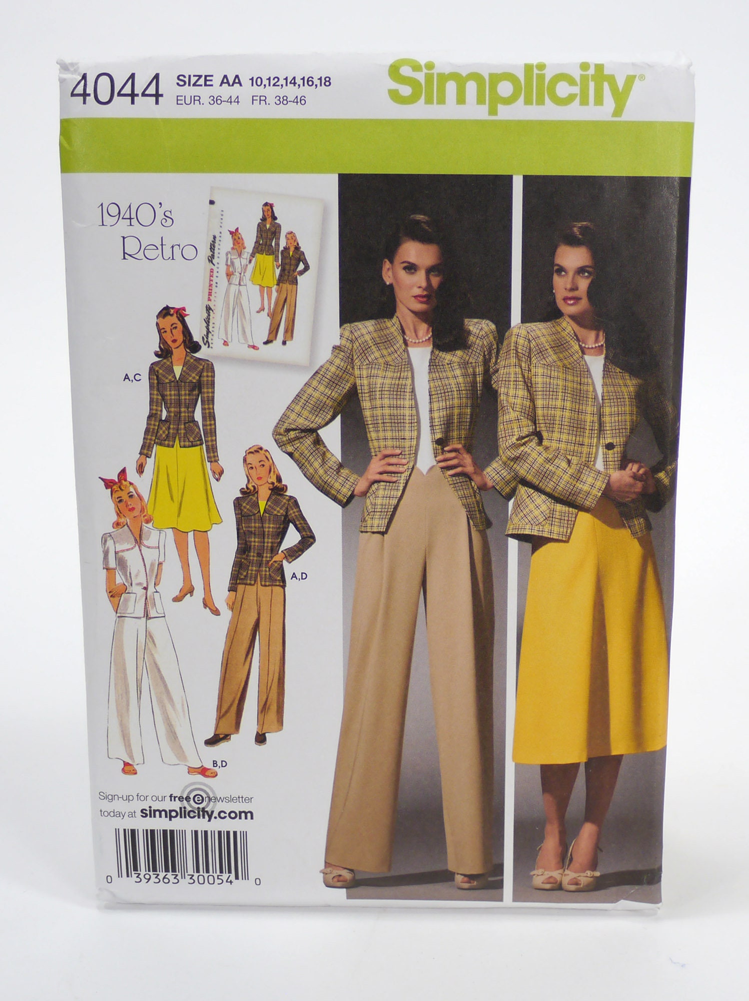 Vintage Simplicity RETRO Sewing Patterns Lot of 6 Uncut NOS 40's/50's ...