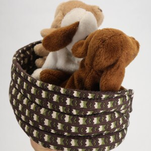 Vintage Puppies in Basket Hand Puppet - New Old Stock - Puppies 4" Tall ...