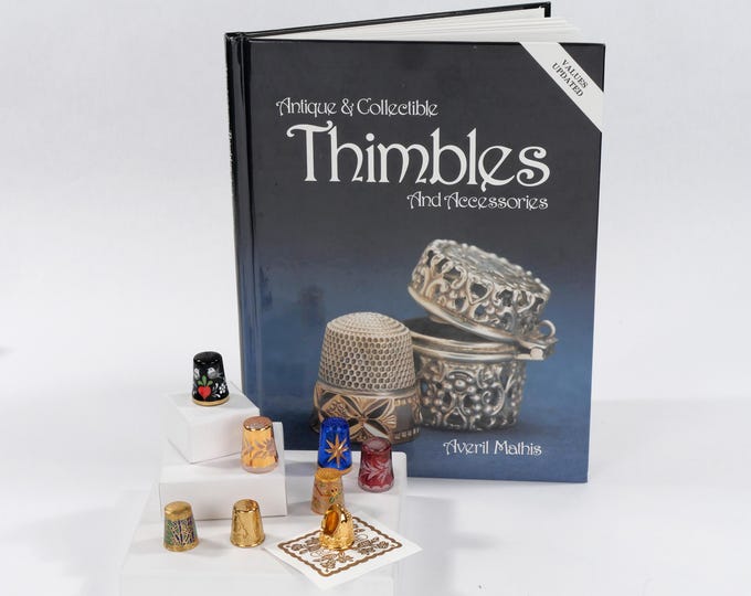 Vintage Lot of 12 Thimbles - Advertising Thimbles - Souvenir Thimbles ...