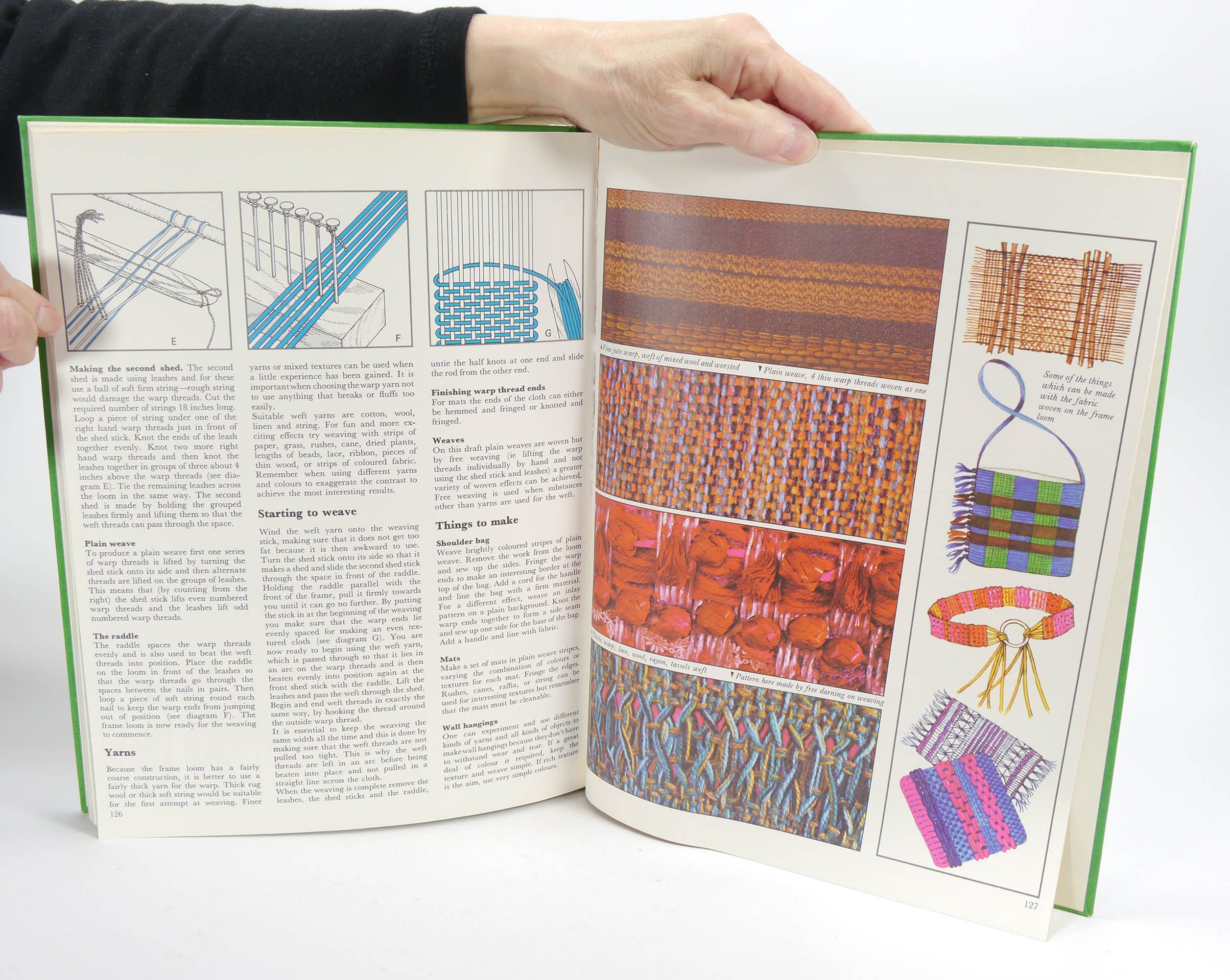 Vintage Golden Hands Handcrafts - A Pattern Book - 1970's - Hardcover ...