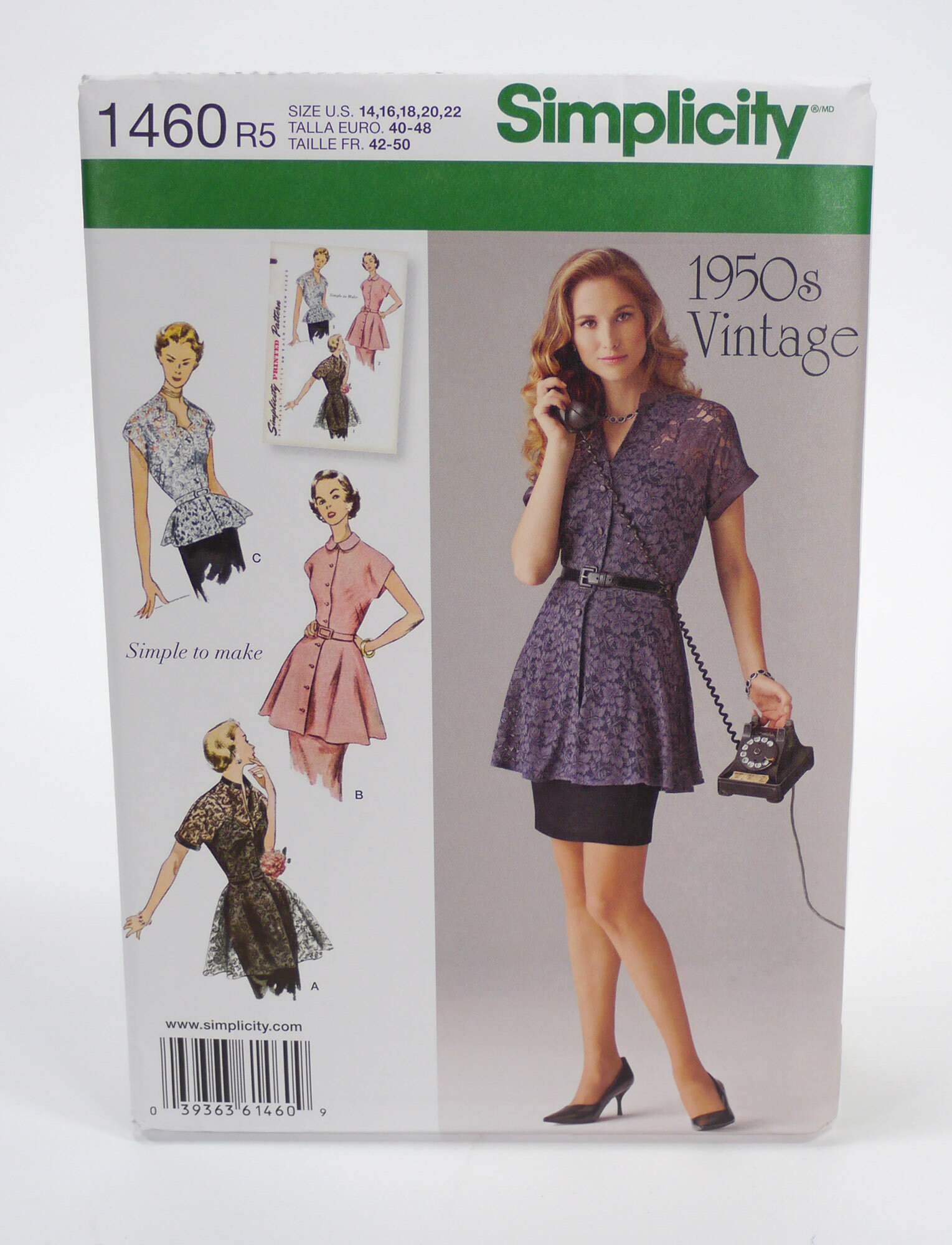 Vintage Simplicity RETRO Sewing Patterns Lot of 6 Uncut NOS 40's/50's ...