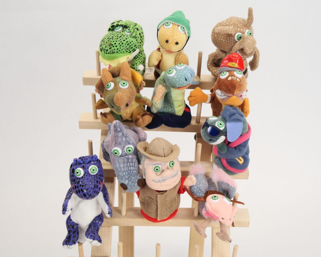 Baby Dinosaur Counting Finger Puppets - Learning Toy - New Old Stock ...