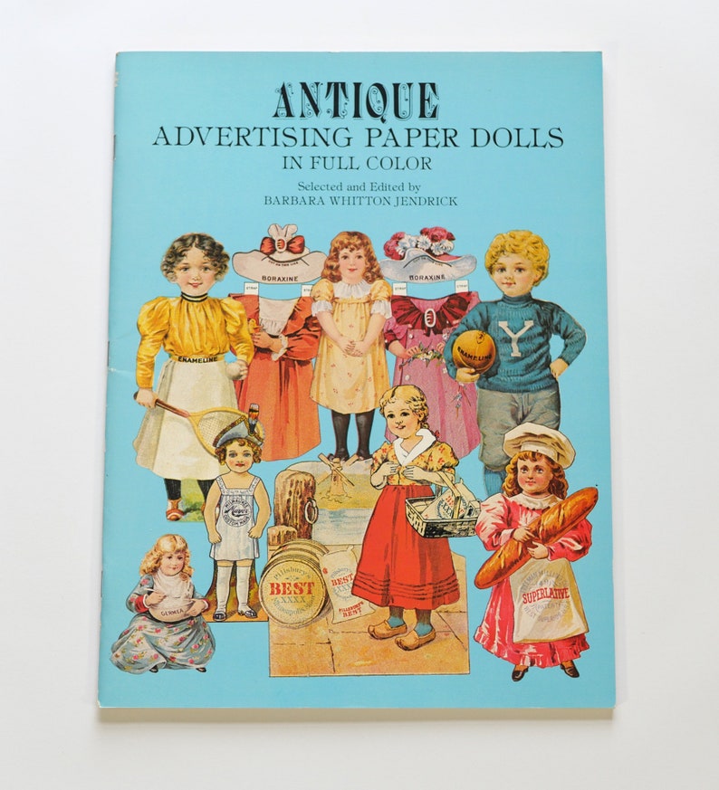 Vintage Lot of 3 Paper Dolls/ 1 Costume Fashion Plates - NOS - Tierney ...