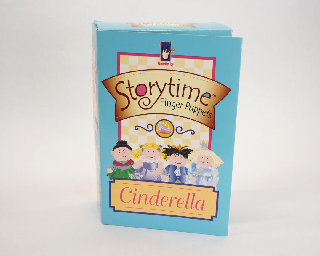 Cinderella Storytime Finger Puppets - 1999 - Volume 3 - New in Box ...