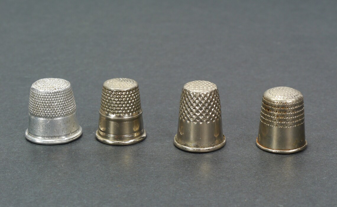 Vintage Lot of 12 Thimbles Advertising Thimbles Souvenir Thimbles ...