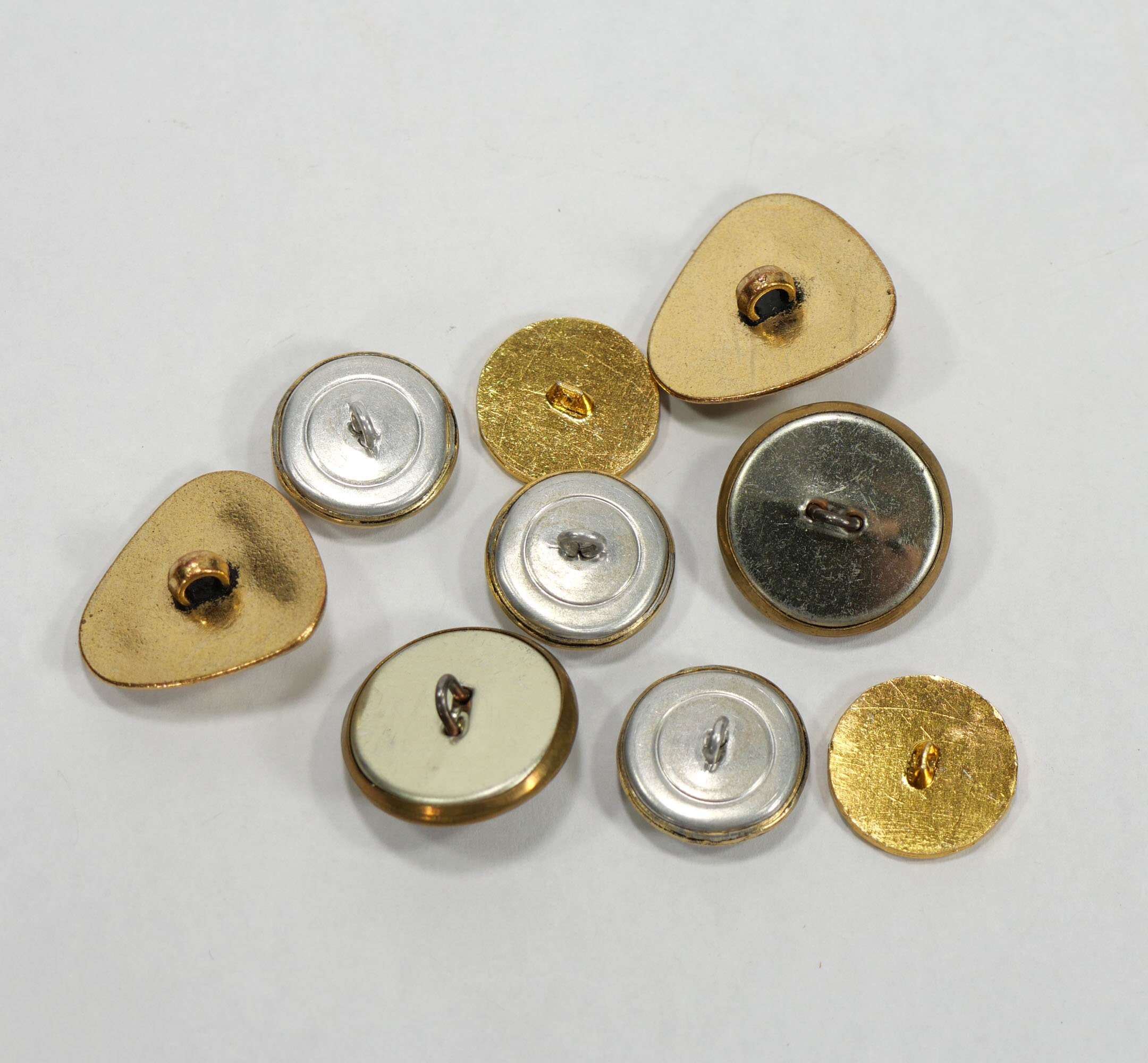 Vintage Gold Tone Finished Button Collection Some Sets & Variety of ...