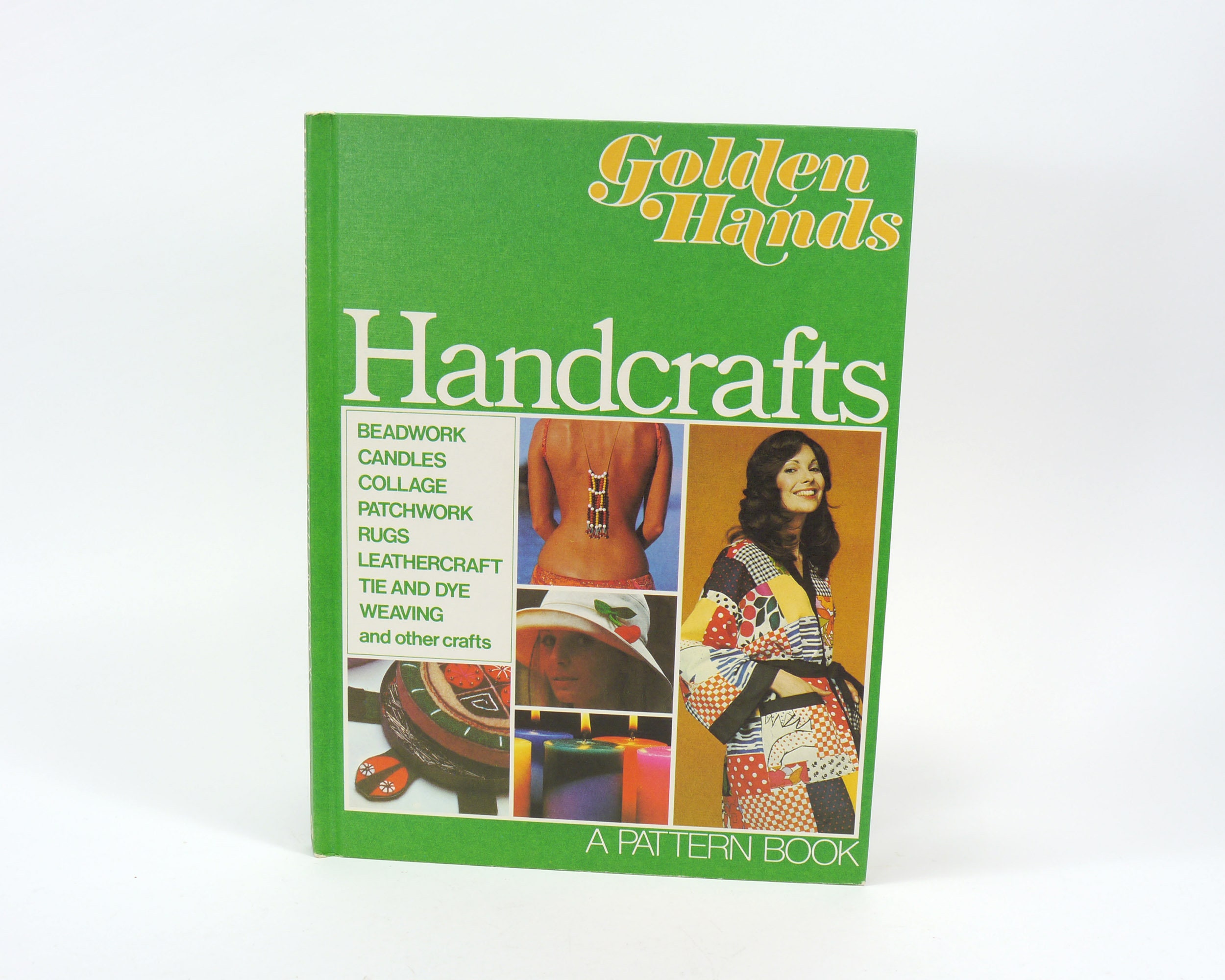Vintage Golden Hands Handcrafts - A Pattern Book - 1970's - Hardcover ...