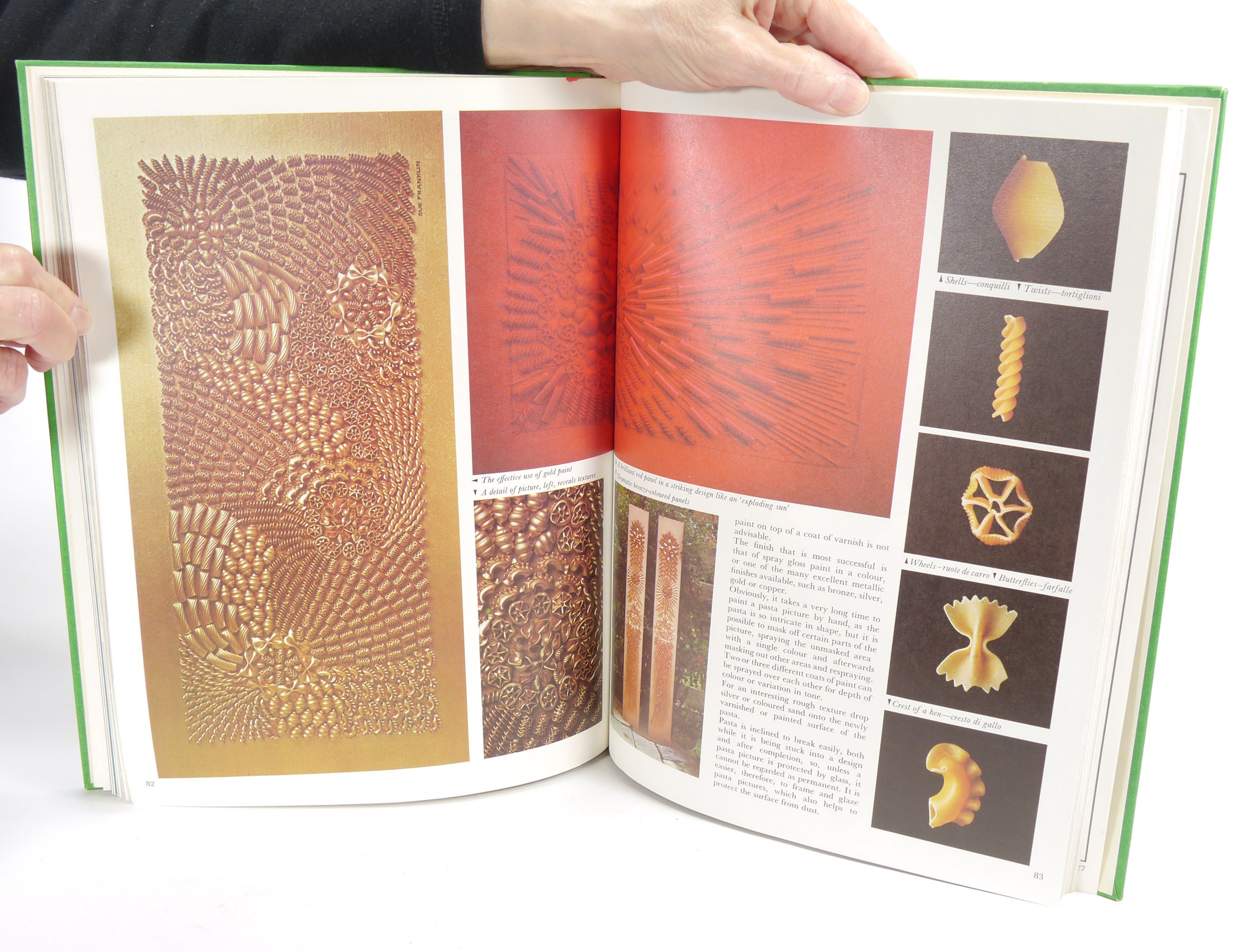 Vintage Golden Hands Handcrafts - A Pattern Book - 1970's - Hardcover ...