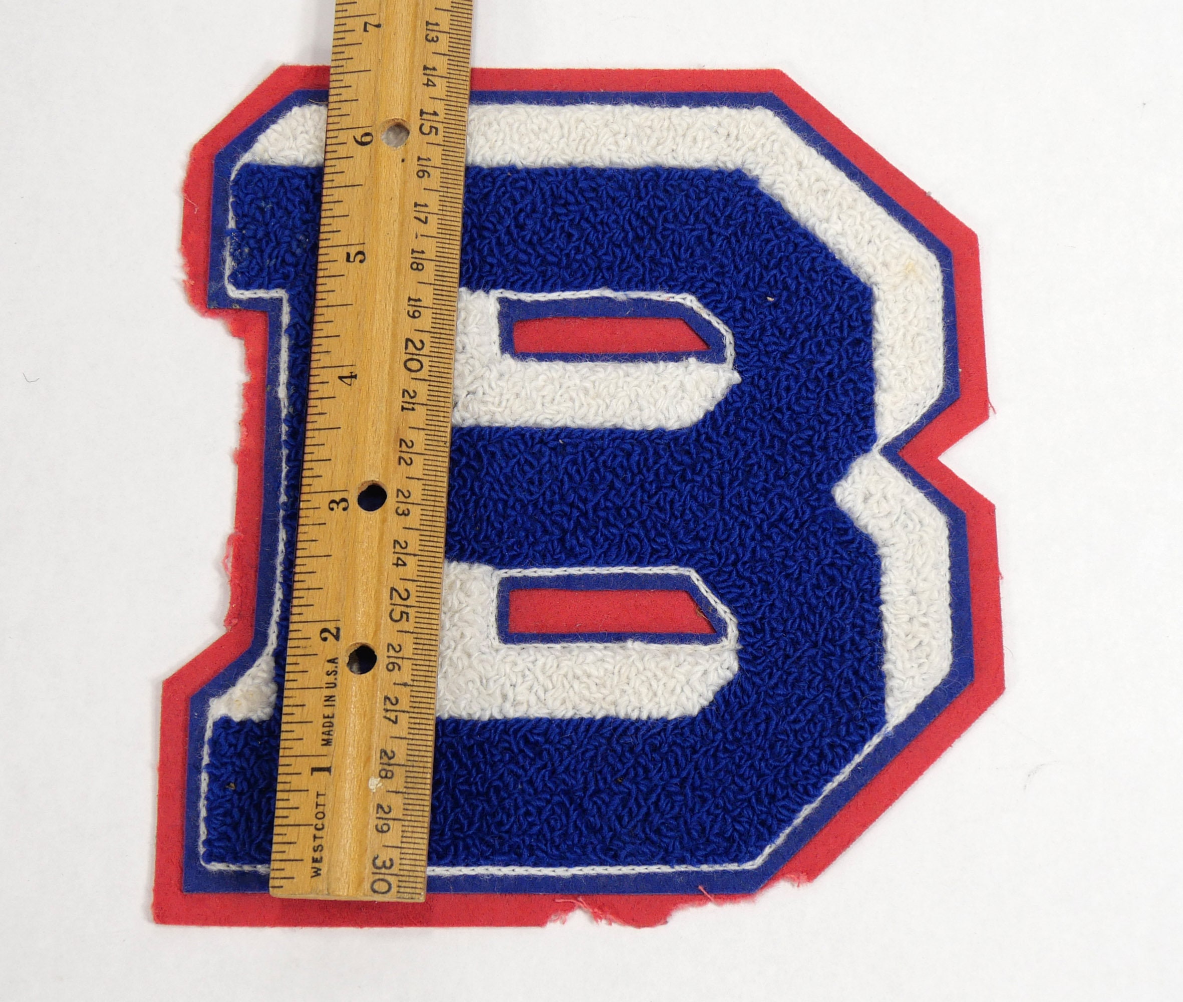 Vintage Chenille Varsity Letter - Buchanan Varsity Letter - Letterman ...