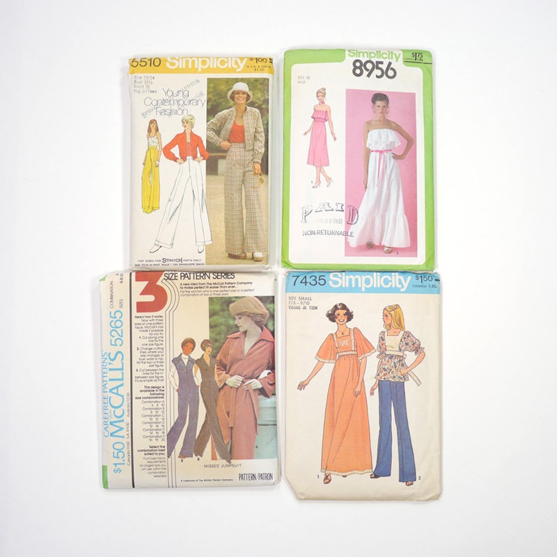 70s Sewing Patterns - Etsy