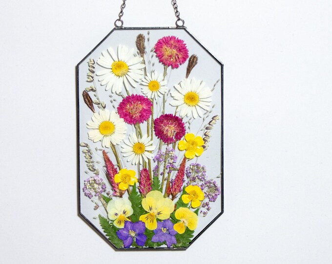 Framed Pressed Flowers Pressed Flower Frame Art Pressed Flower - Etsy