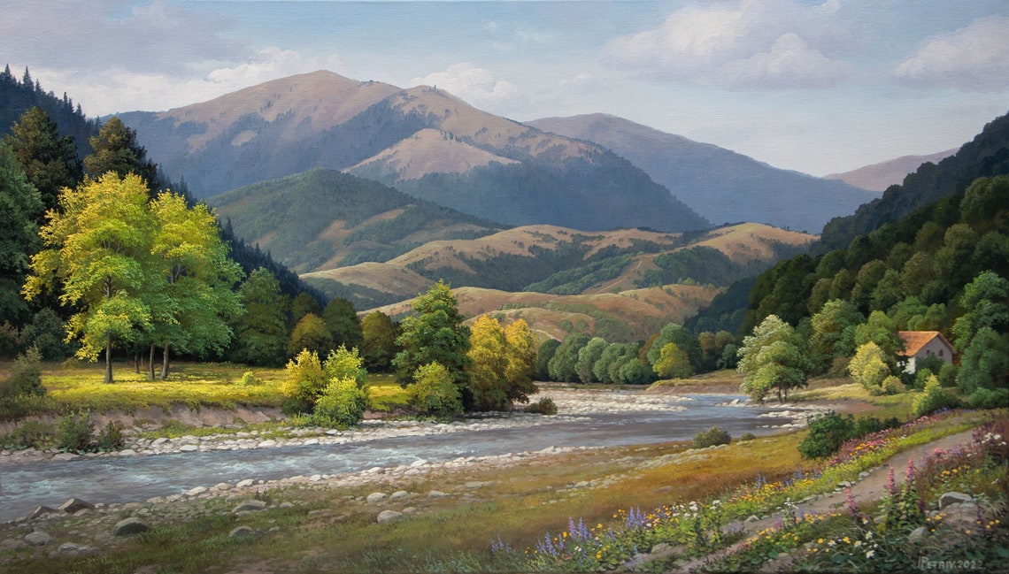 Original Oil Paintingspring Oil Paintinglarge Oil - Etsy