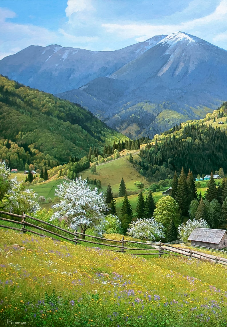 Oil Painting Landscape Oil Painting Oil Painting Original - Etsy