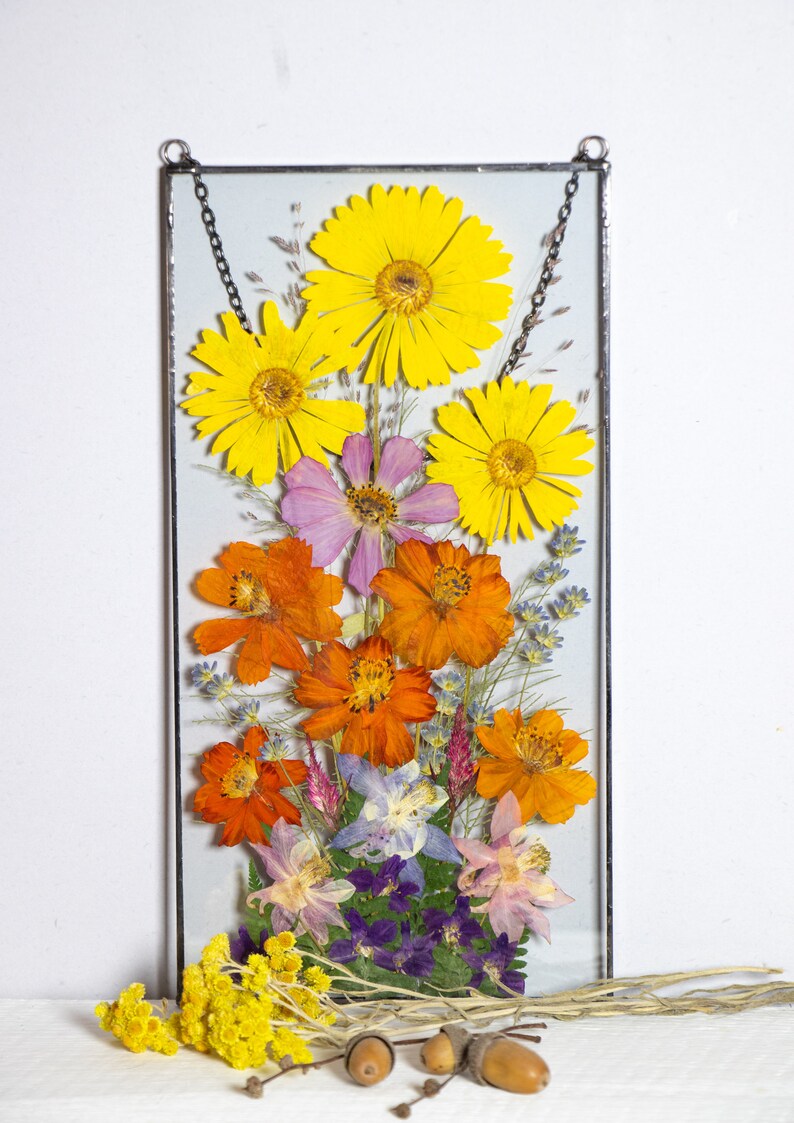 Pressed Flower Frame Pressed Flower Art Flower Frame - Etsy