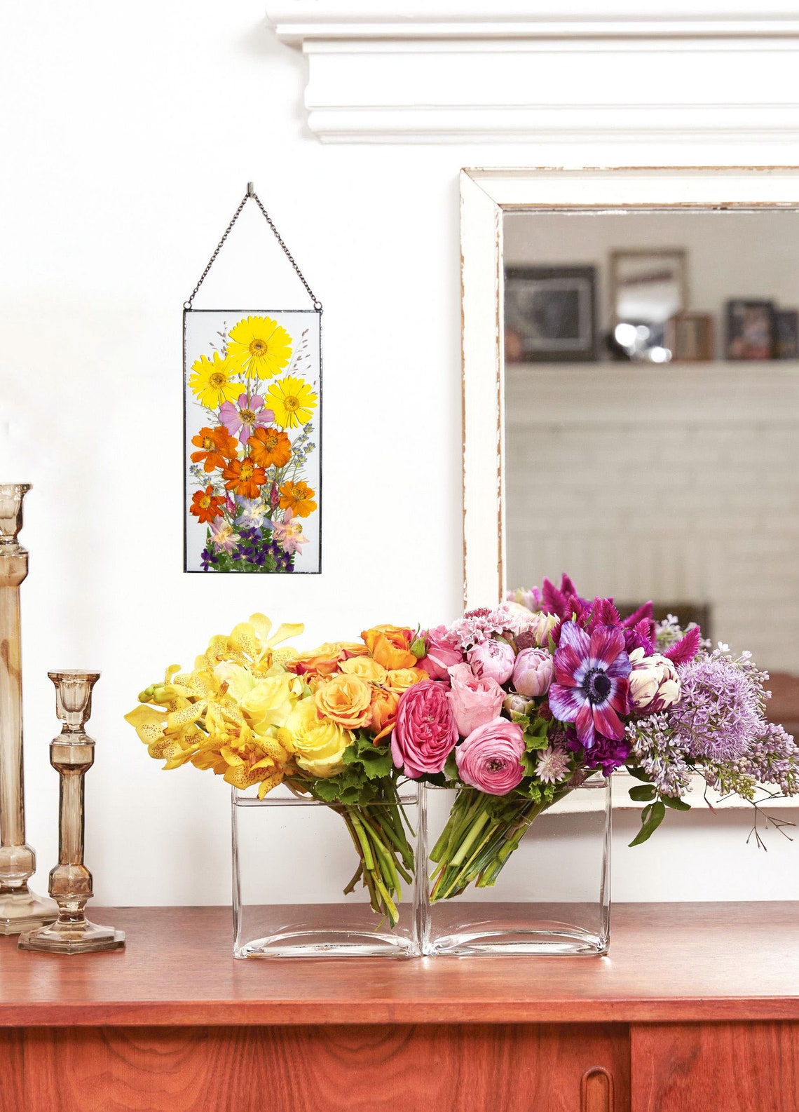 Pressed Flower Frame Pressed Flower Art Flower Frame - Etsy