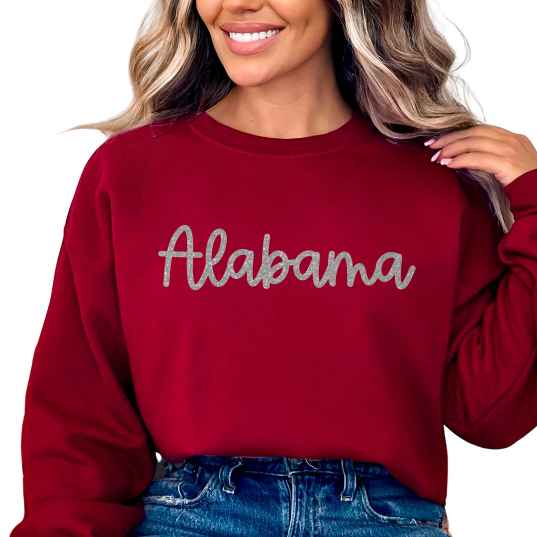 Glitter Alabama Shirt, Alabama Tee, Alabama Gameday Shirt, Alabama ...
