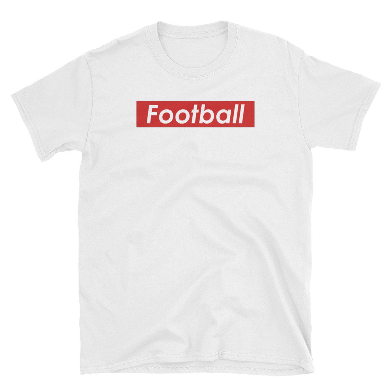 Football Box Logo T-shirt - Etsy