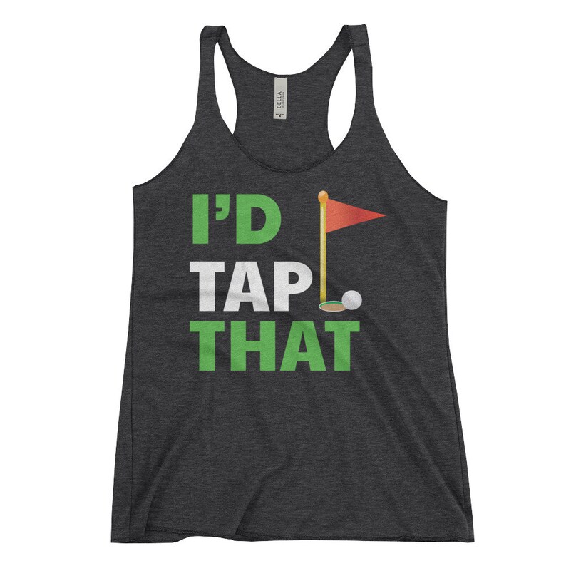 I'd Tap That Golf Racerback Tank - Etsy