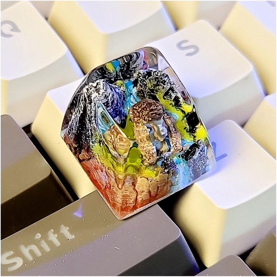 King Kong Kaiju Artisan Keycaps Epoxy Resin - Etsy