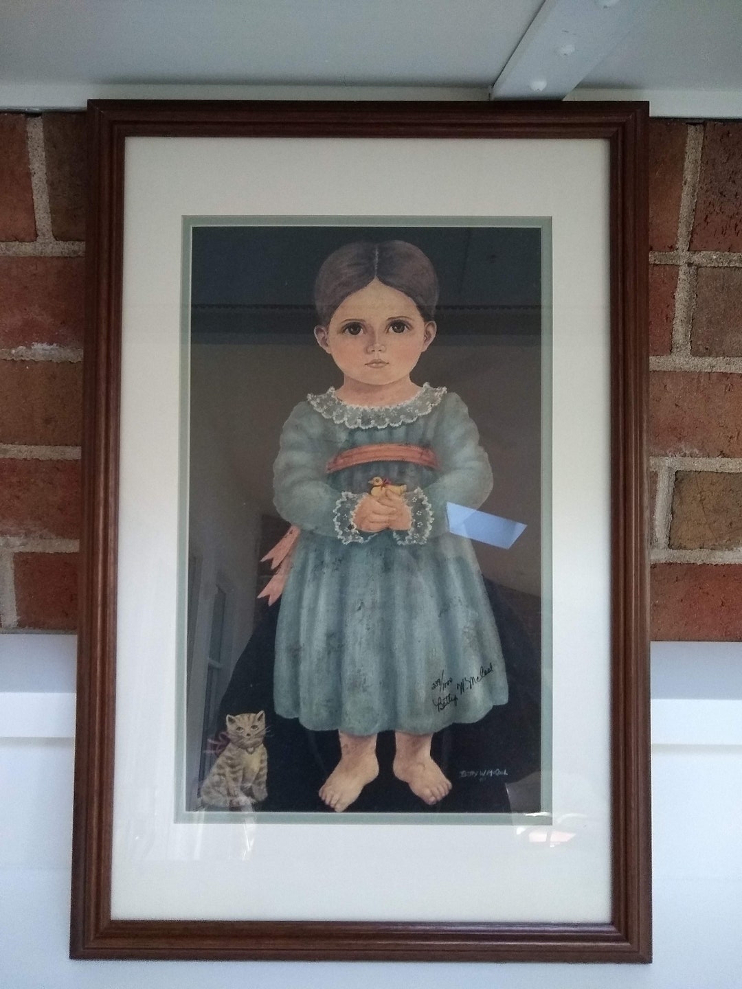 Limited Edition Betty W Mccool Lithograph, Numbered, Signed, Framed ...