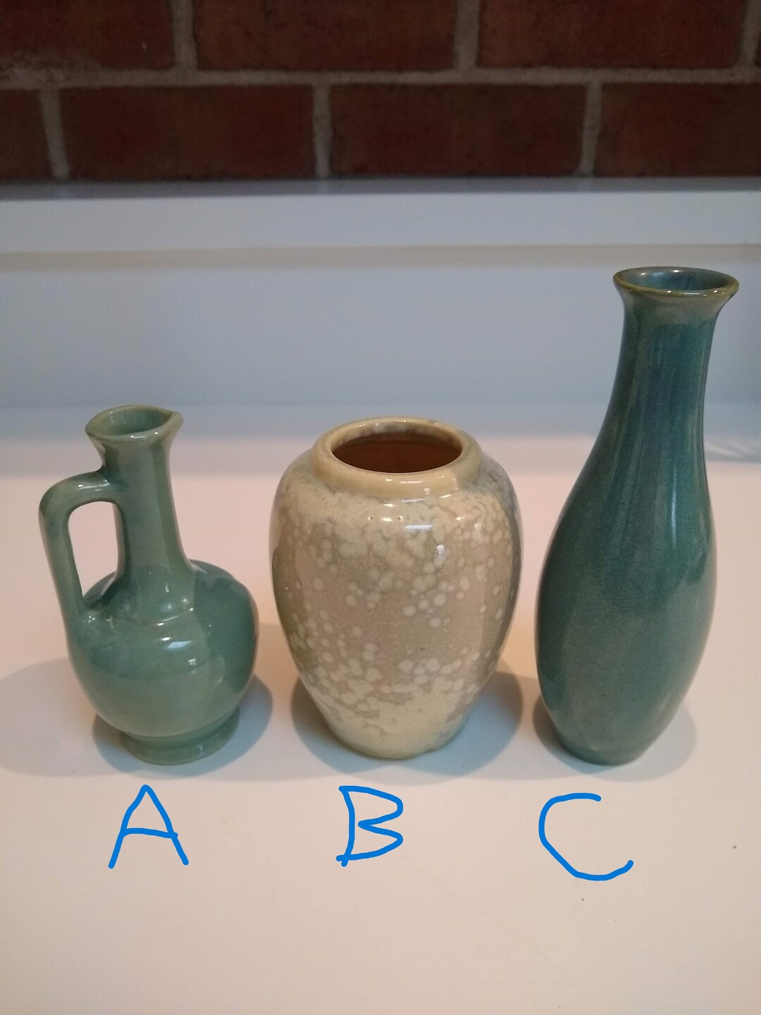 Vintage Stoneware Vases, Small Pottery Vases, Sold Individually - Etsy