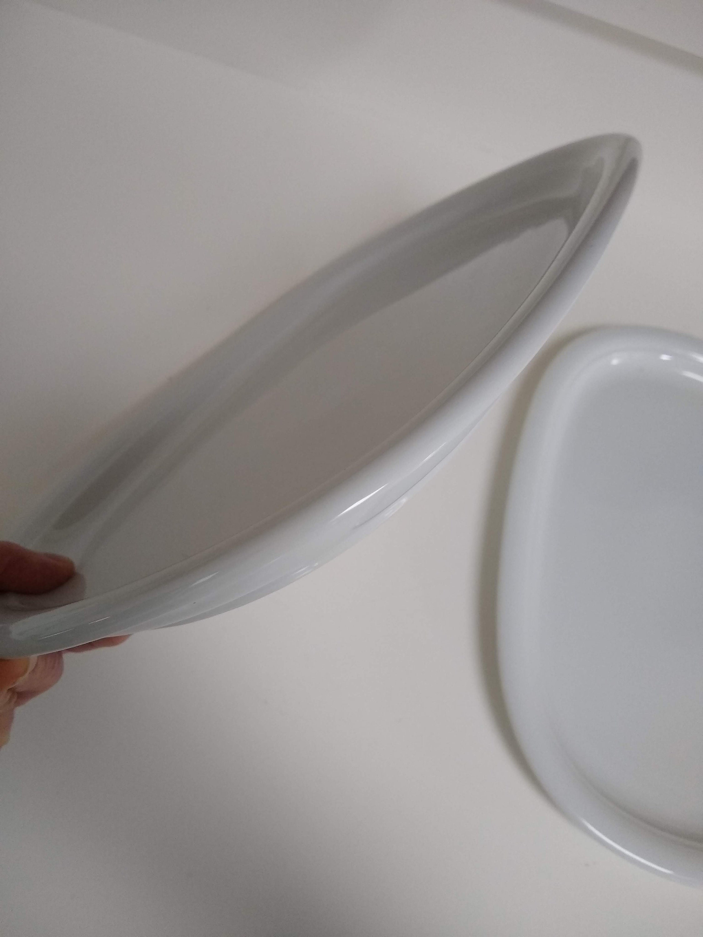 Vintage White China Oval Platters Chinaware Heavy - Etsy