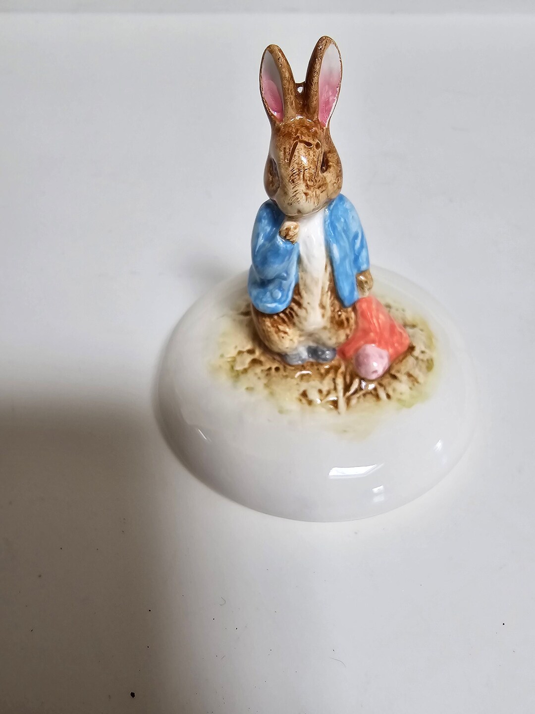 Vintage Ceramic Bunny Rabbit Figurine, Small Porcelain Bunny, Beatrix ...